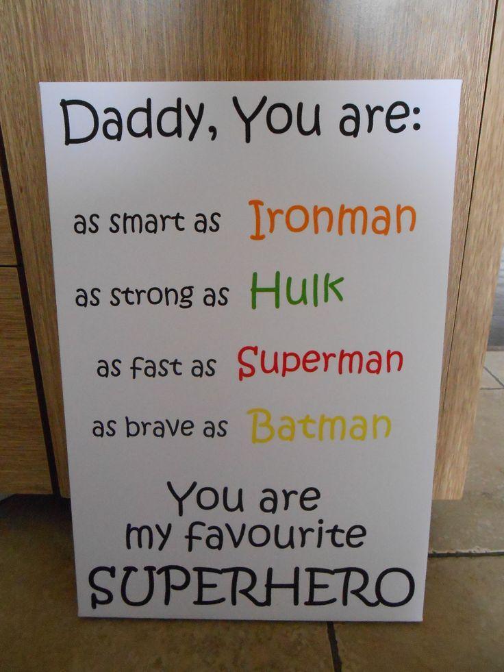 Parents are superheroes