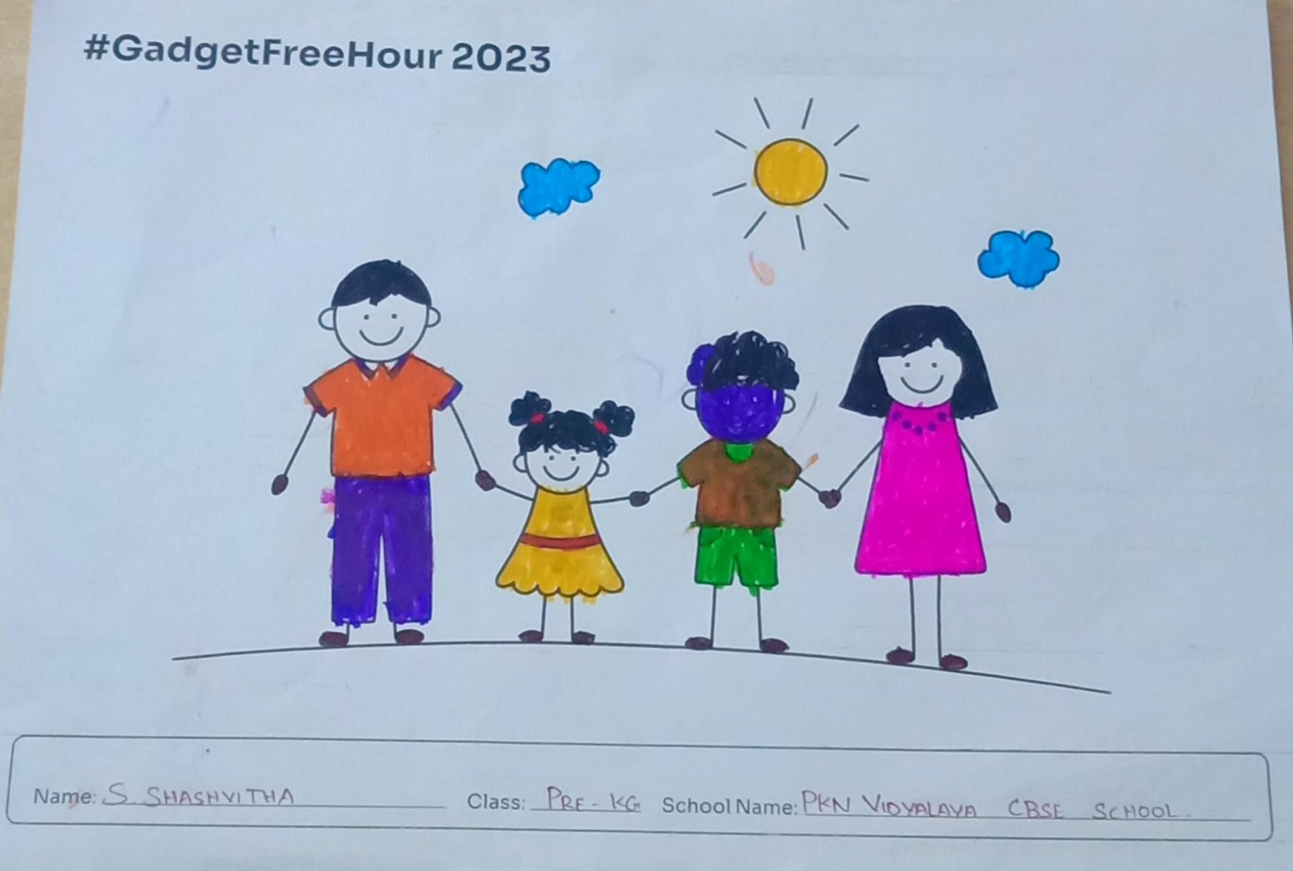 Coloring Templates Art Contest for Kindergarten Children, Students ...