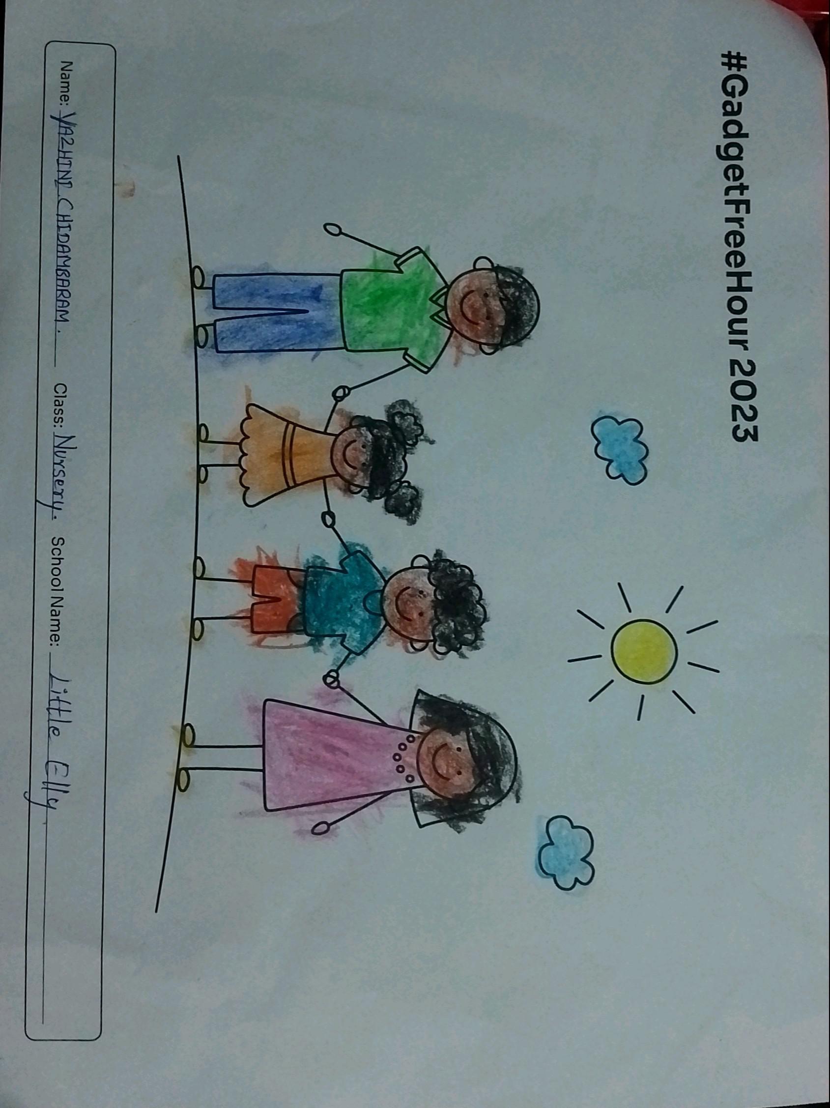 Coloring Templates Art Contest for Kindergarten Children, Students ...