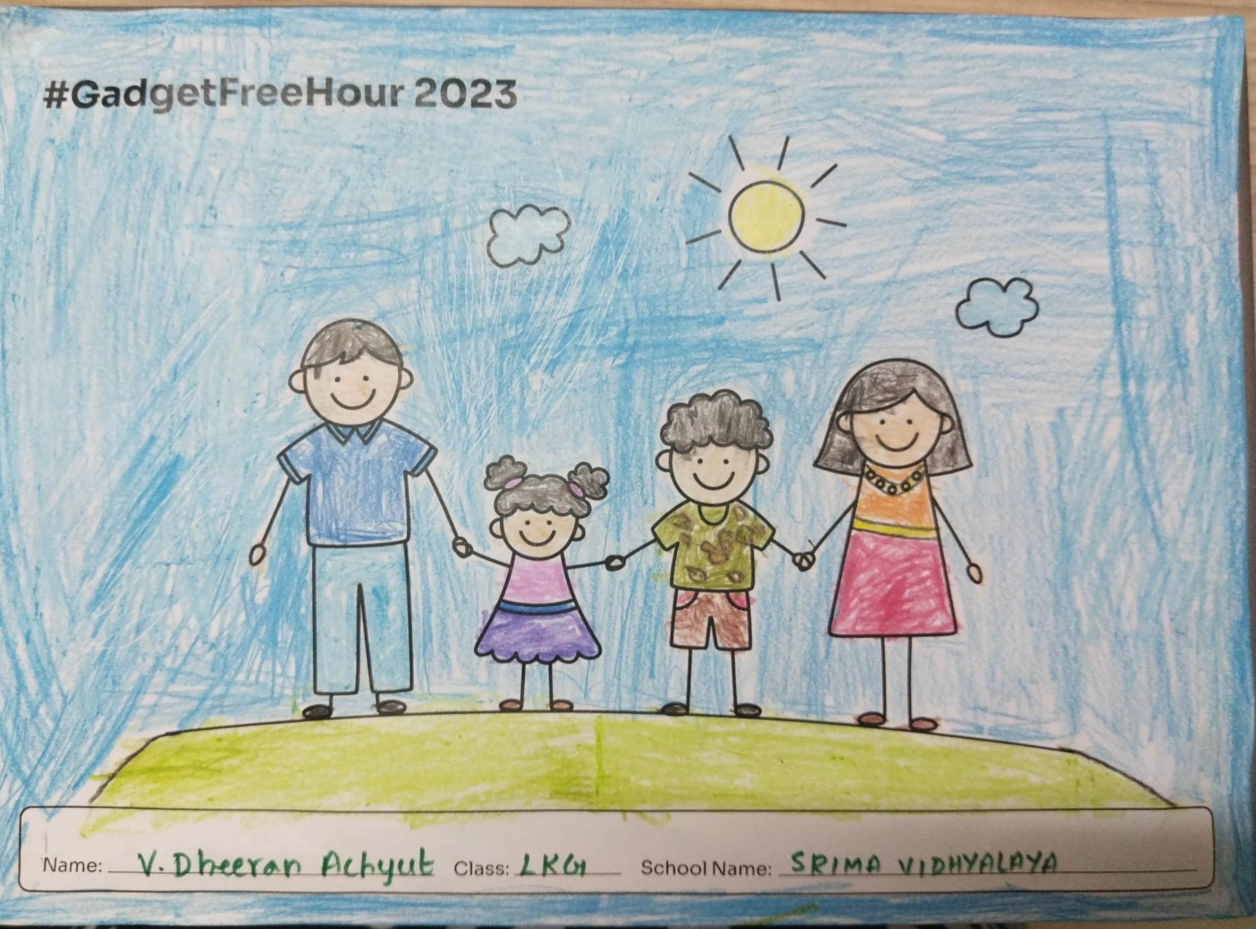 Coloring Templates Art Contest for Kindergarten Children, Students ...