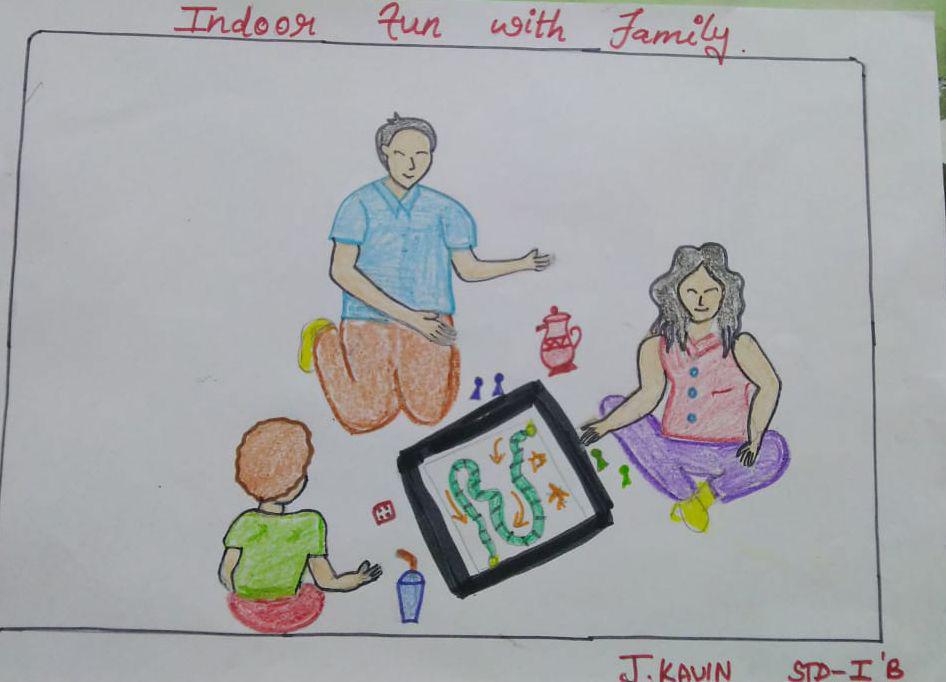Indoor Fun With Family Art Contest for Primary School Children and ...