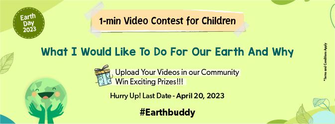 Earth Day Video Contest for Children, 1 Minute Video Contest for Kids ...