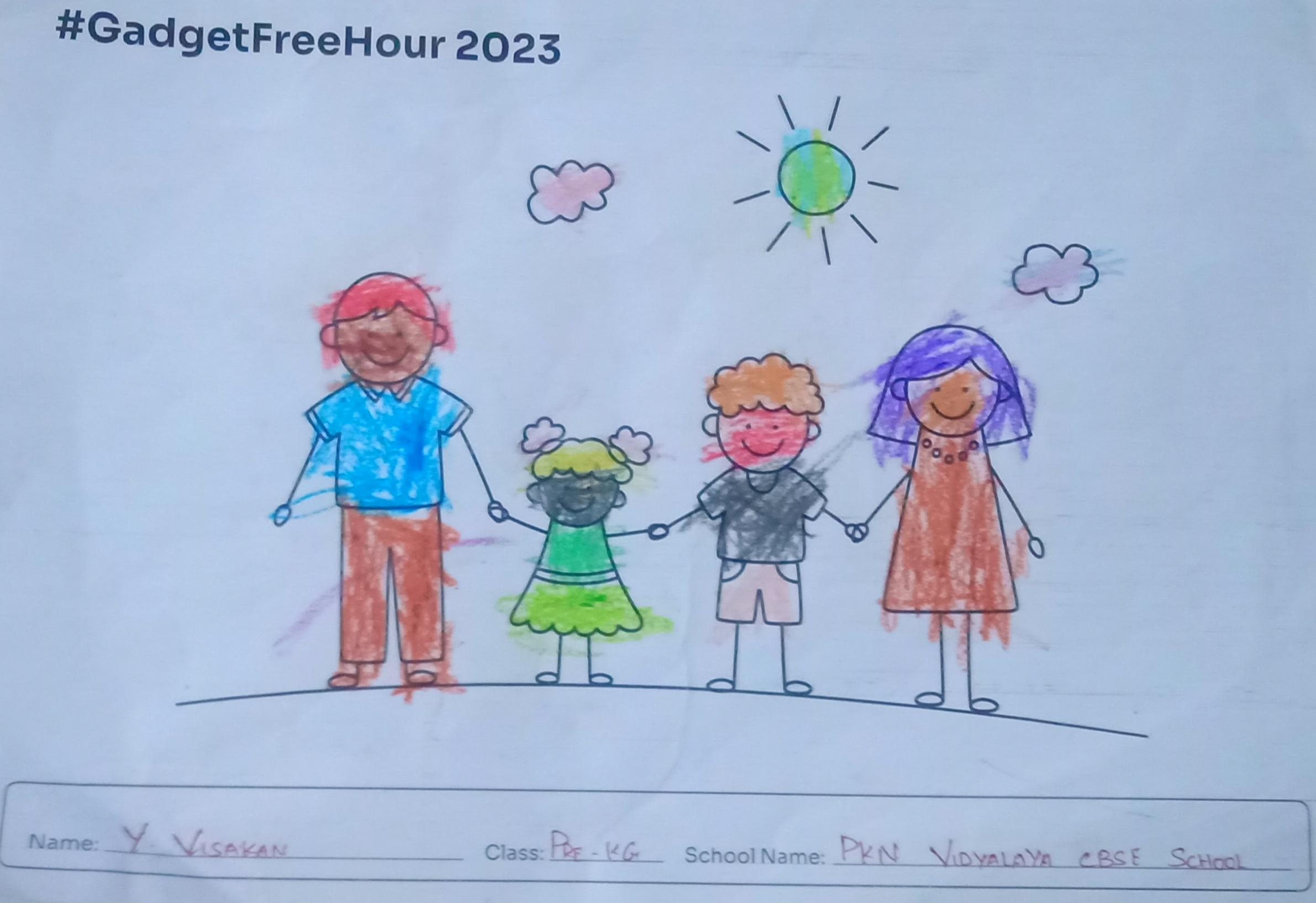 Coloring Templates Art Contest for Kindergarten Children, Students ...