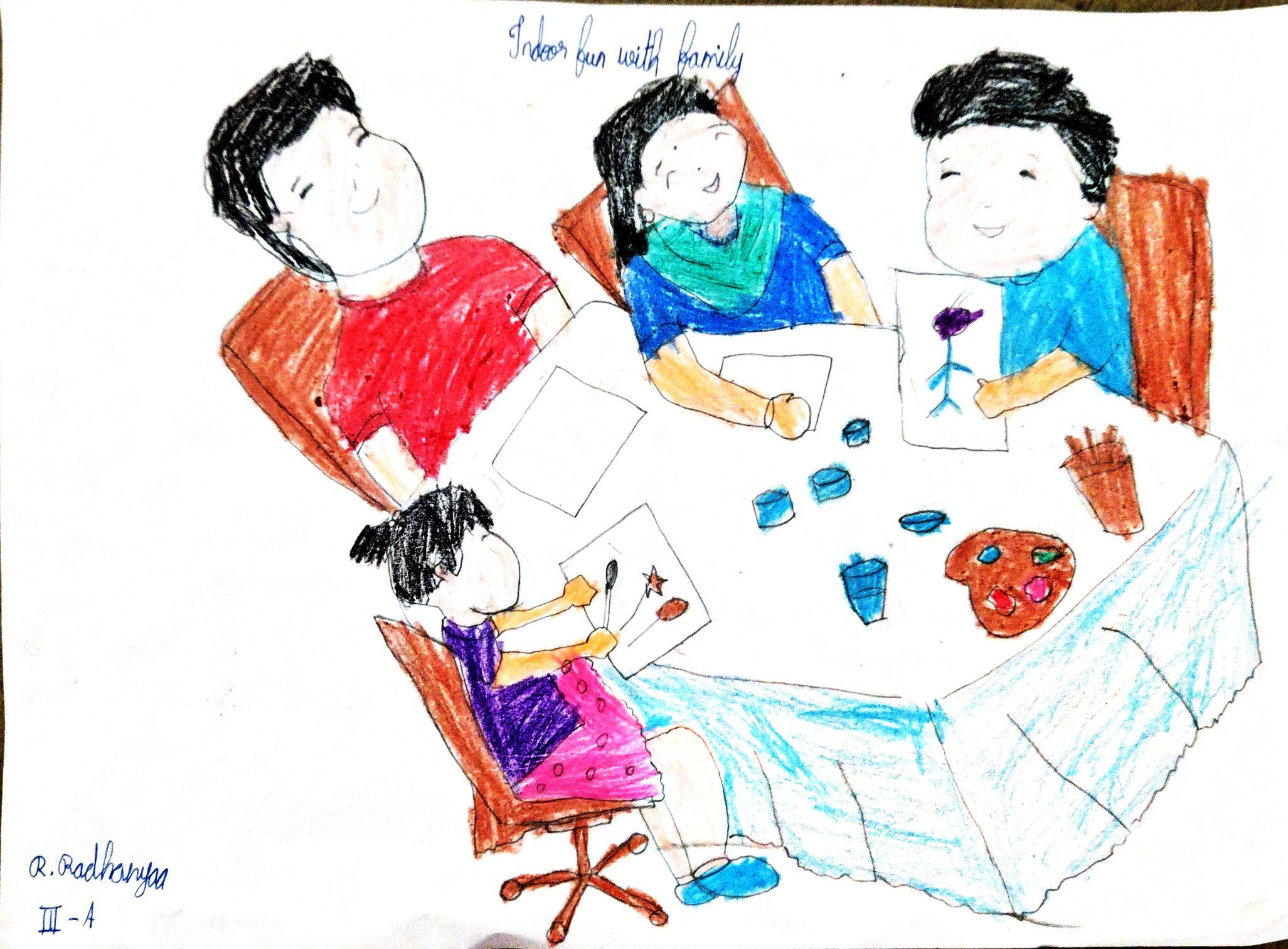 Indoor Fun With Family Art Contest for Primary School Children and ...