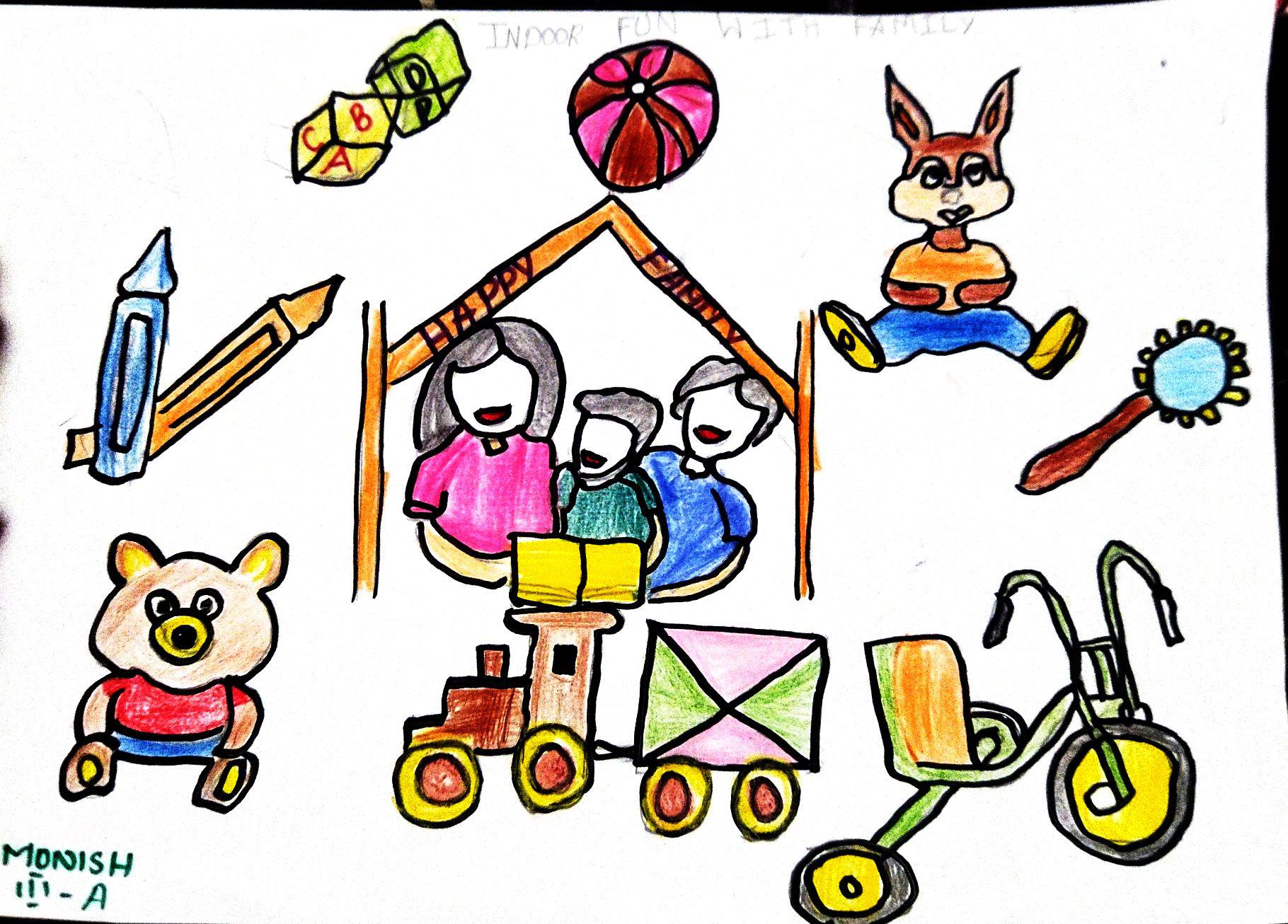 Indoor Fun With Family Art Contest for Primary School Children and ...