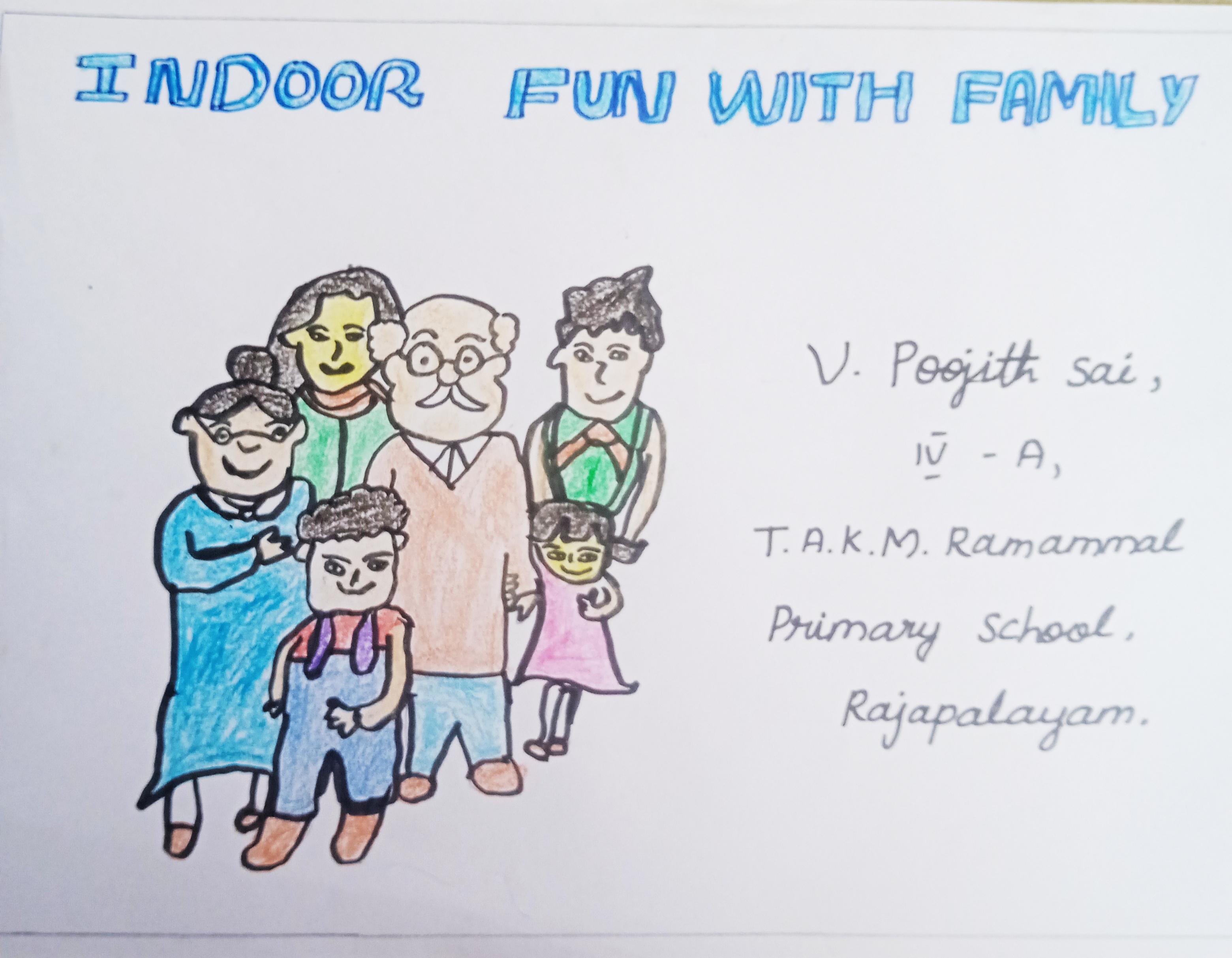 Indoor Fun With Family Art Contest for Primary School Children and ...