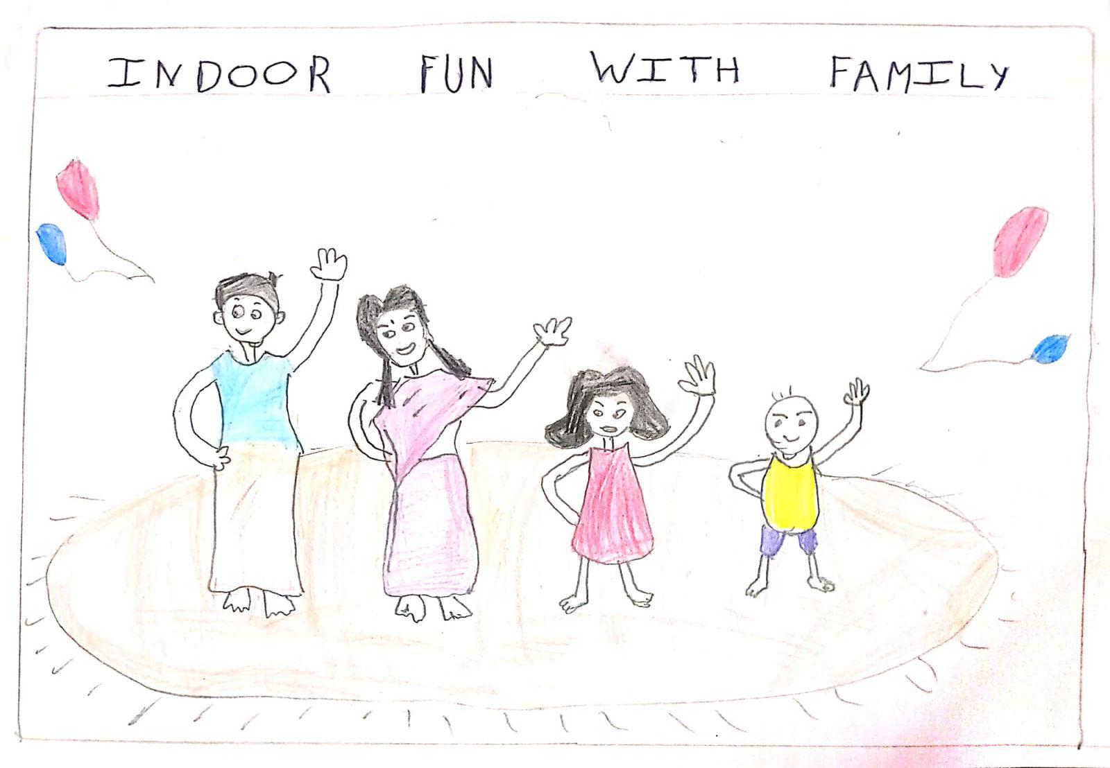 Indoor Fun With Family Art Contest for Primary School Children and ...