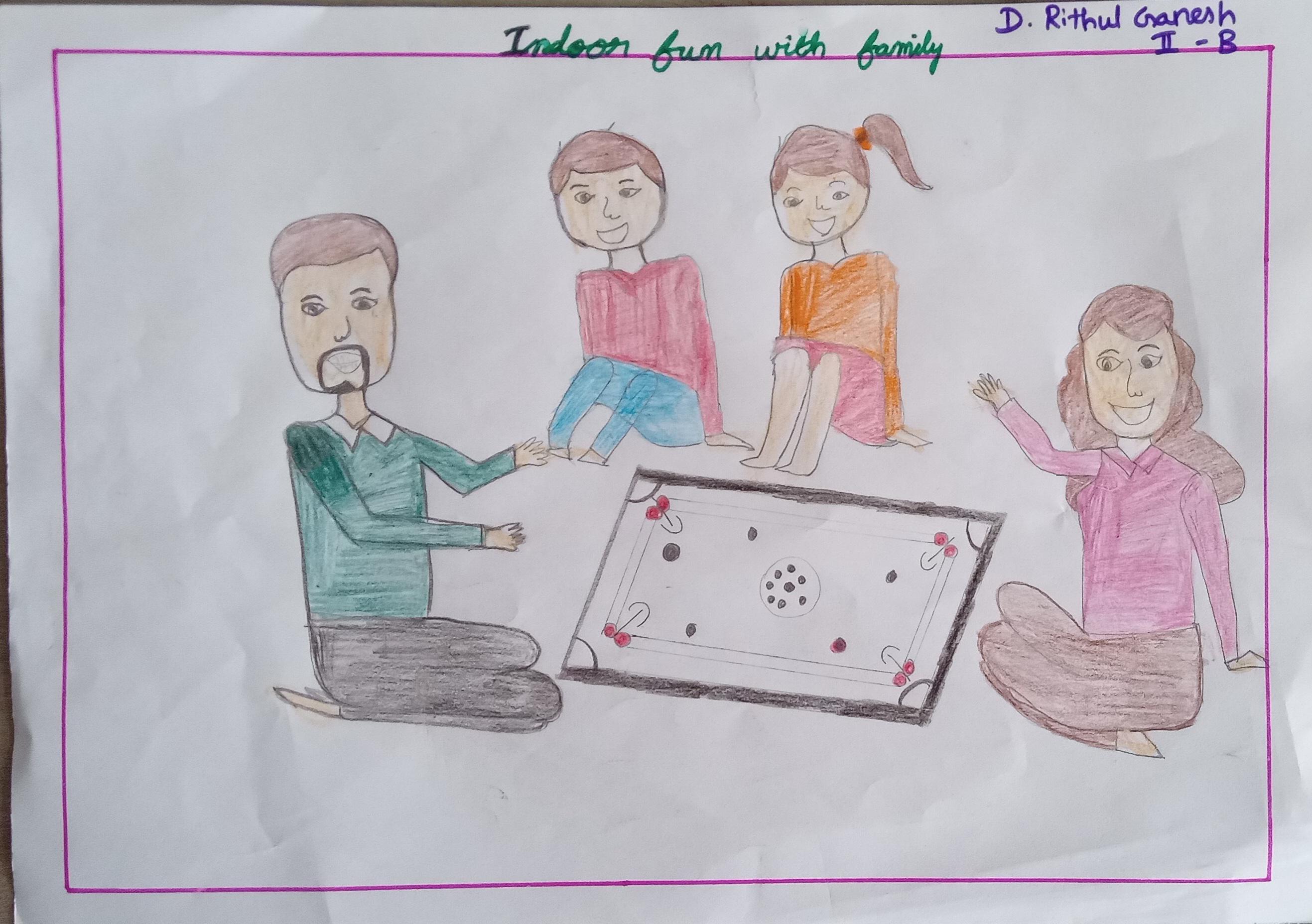 Indoor Fun With Family Art Contest for Primary School Children and ...