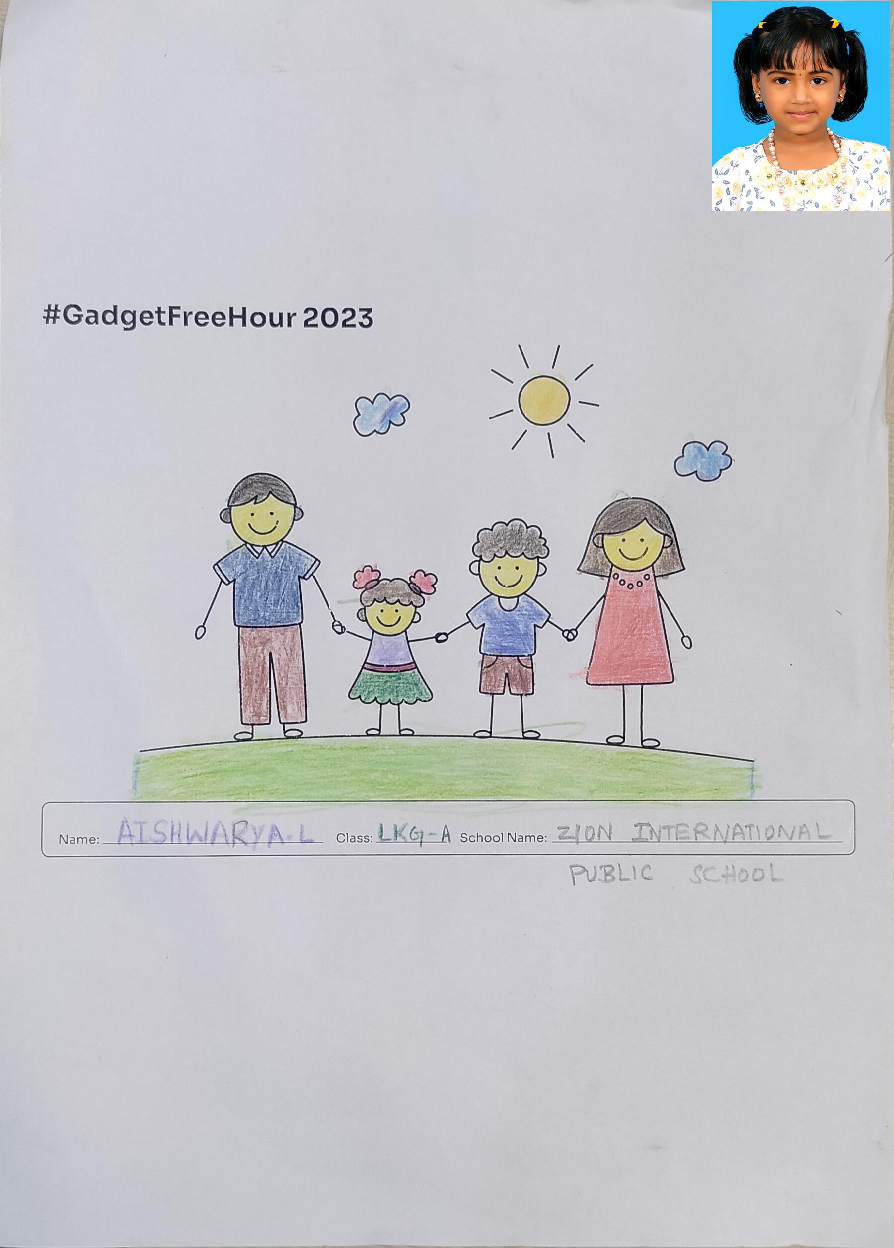 Coloring Templates Art Contest for Kindergarten Children, Students ...