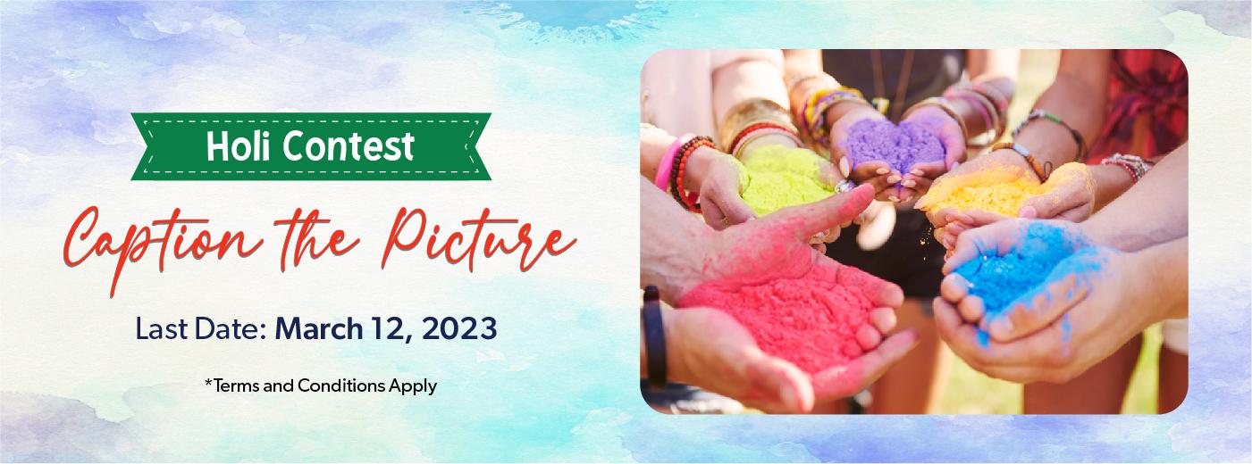 Holi Picture Caption Contest for Parents, Holi Festival Photo Caption ...