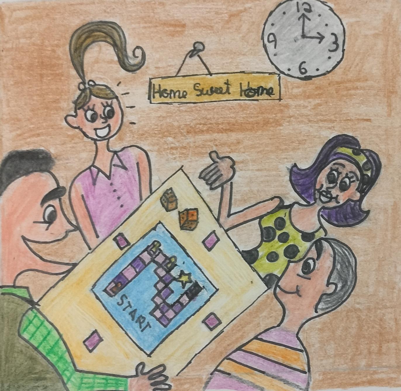 Indoor Fun With Family Art Contest for Primary School Children and ...