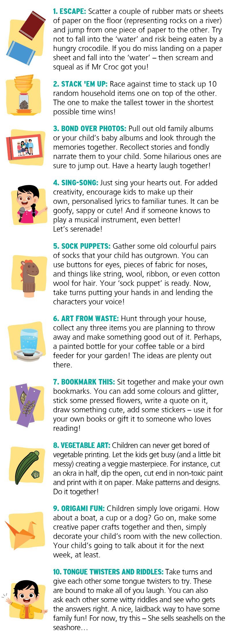 10 Fun, Engaging And Creative Activity Ideas To Try With Young Children